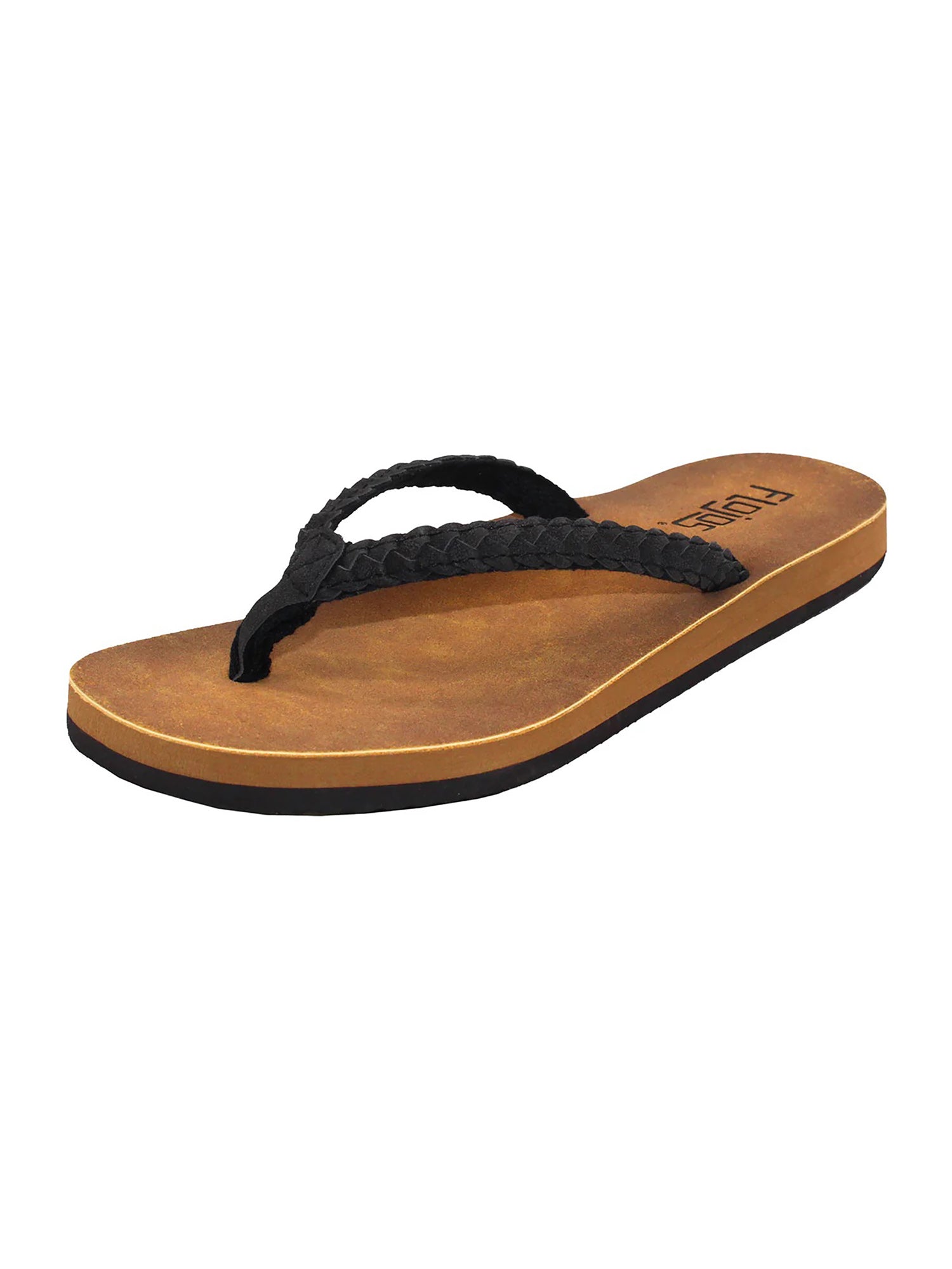 Flojos Sky Sandals Black/Tan | Vulcinity
